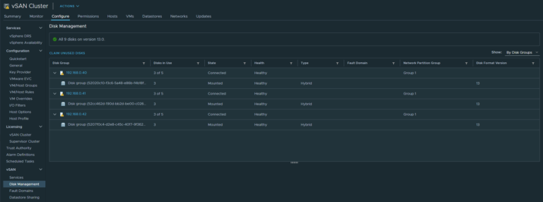 How To Configure Vmware Vsan And Vmotion With Nested Esxi Hosts Faatech